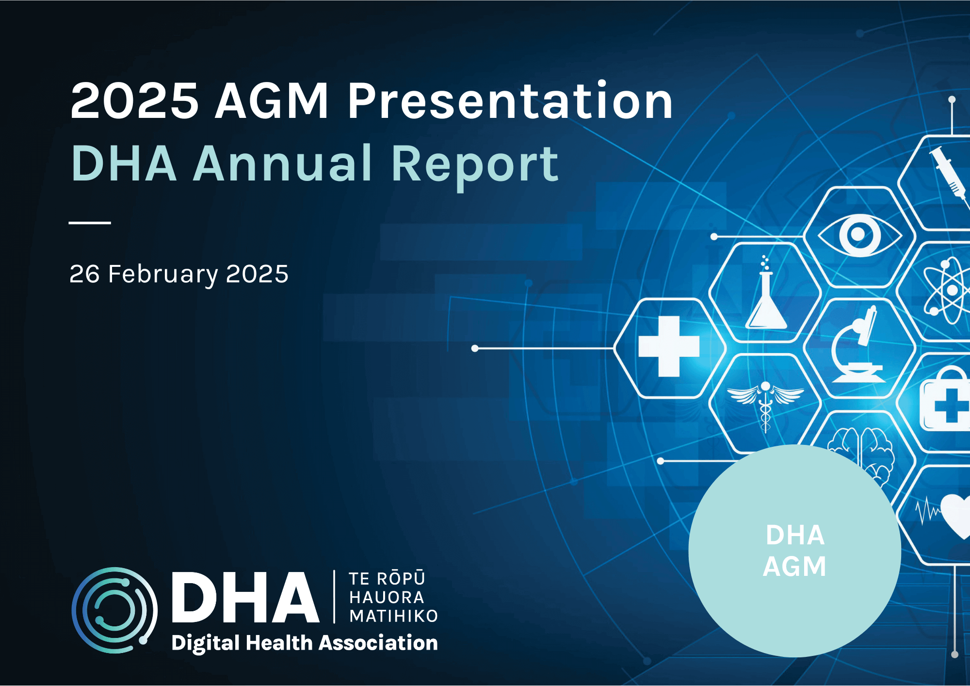 2025 AGM Presentation - DHA Annual Report – Digital Health Association