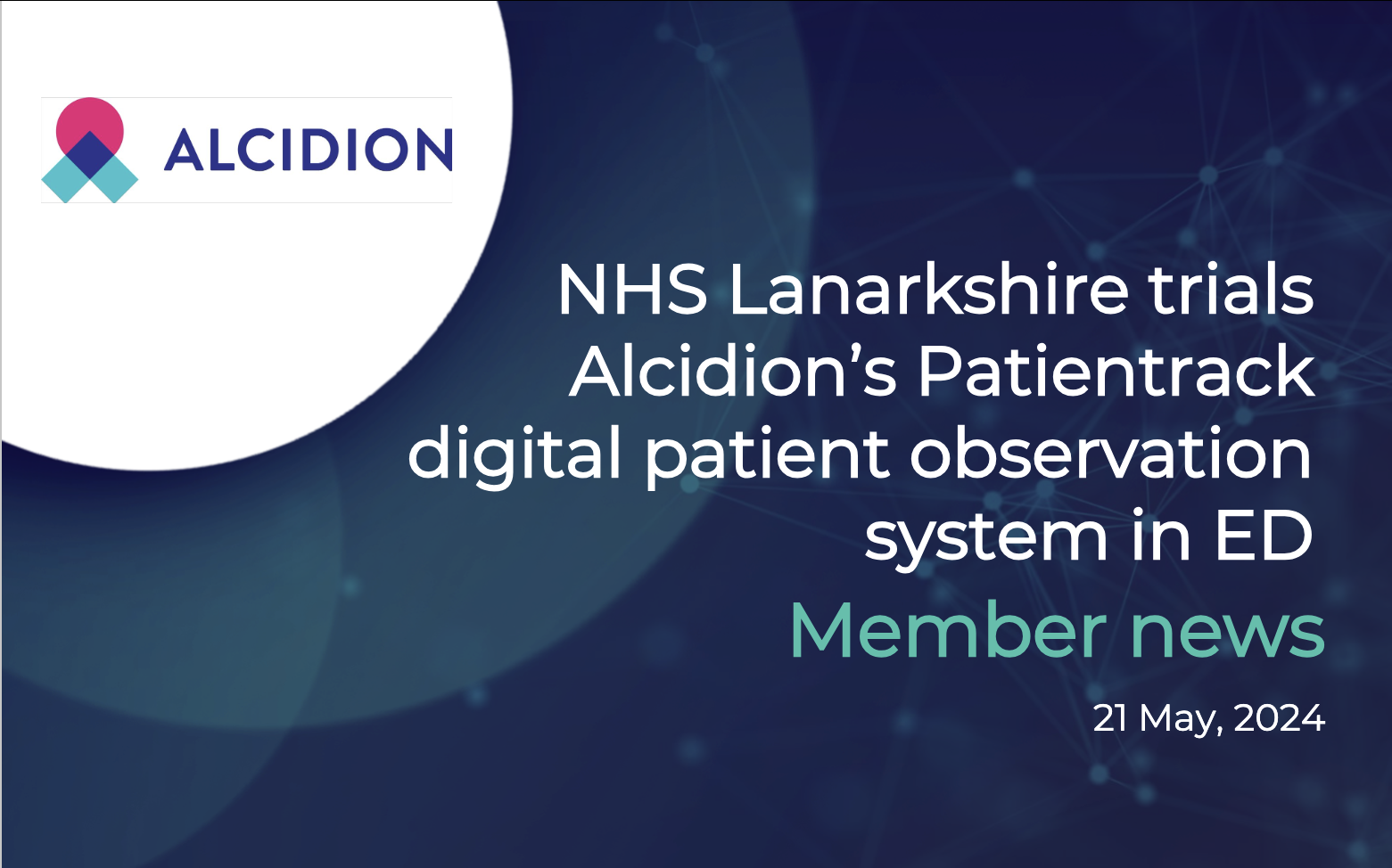 NHS Lanarkshire trials Alcidion’s Patientrack digital patient ...